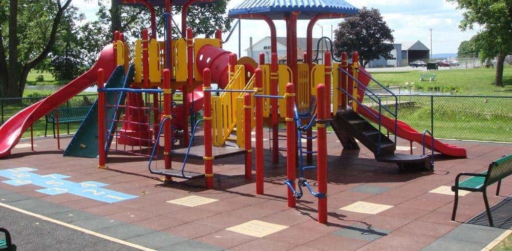 Playground Safety Surfacing, Rubber Mulch – Durable & Safe